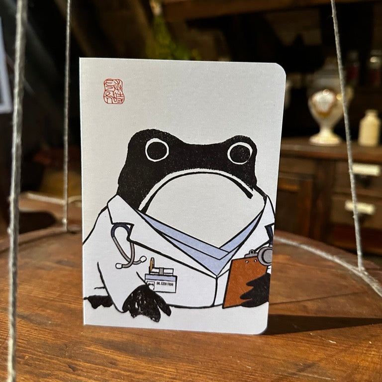 Doctor Frog Greeting Card – The Old Op Apothecary Shop